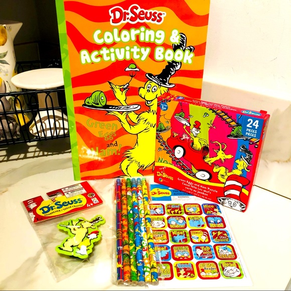 Dr. Seuss | Other | Dr Seuss Green Eggs Ham Activity Set | Poshmark